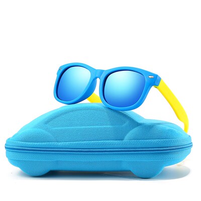 With case Children UV Polarized Sunglasses Kids sunglasses