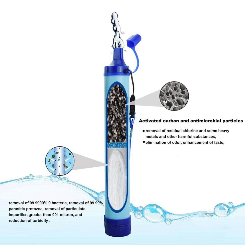 Outdoor Water Purifier Water Filter Wild Survival Camping Po_虎窝淘