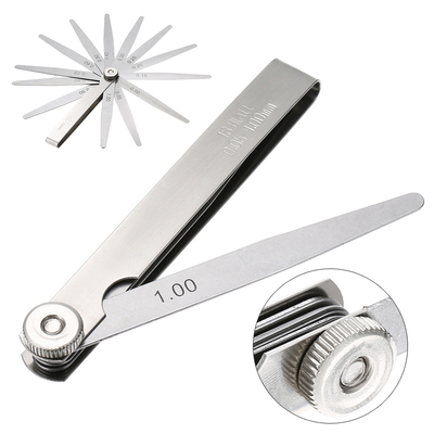 Metric 13 Blades Feeler Guage 0.05mm-1mm Thickness Gage Gap