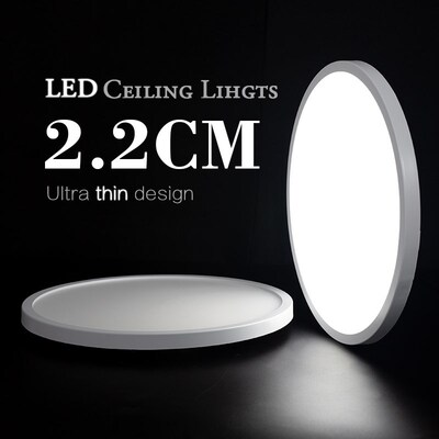 Living Room lights LED Ceiling Lamp ltra-thin Cold White18W
