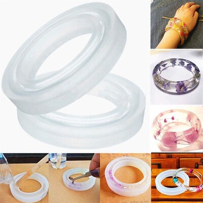 Bangle Mold Bracelet Jewelry-Making-Mold Hand-Resin Soft-Sil