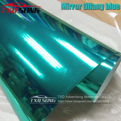 Flexible chrome! Silver chrome mirror vinyl car wrap sticker