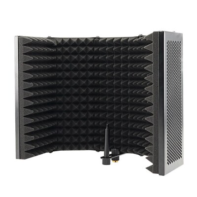 5 Panel Foldable Professional Studio Microphone Isolation S