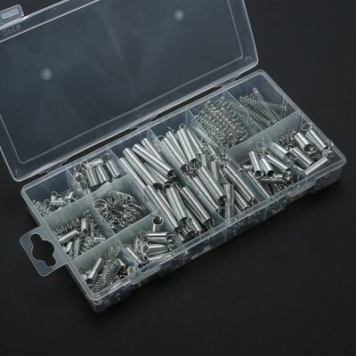 200Pcs Steel Spring Electrical Hardware Drum Extension Tensi