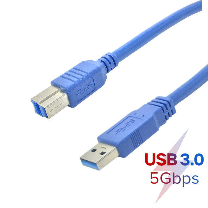 USB 3.0 Printer Cable Type A Male To B Male Scanner USB3.0_虎窝淘