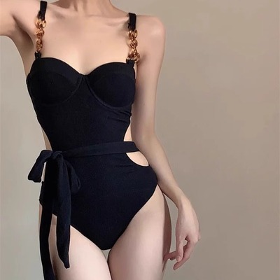 2025新款性感比基尼小胸连体泳衣