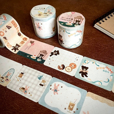 日本PAPIERPLATZ胶带便签卷
