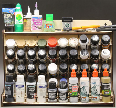 钢铁苍穹 钢铁猴子 M009 mig AK旧化液 田水 收纳放置架 大型竖式