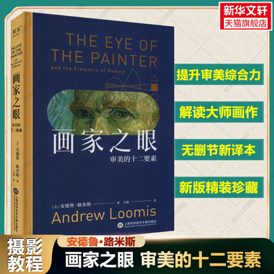画家之眼 审美的十二要素 安德鲁 路米斯集大成之作 十二堂审美大师课无删节新译本学画画基础知识书分析解读凡高莫奈艺术绘画理论