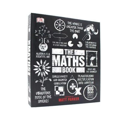 现货  英文原版  DK数学百科 人类的思想百科丛书The Maths Book: Big Ideas Simply Explained 图解数学科普发展历史人工智能