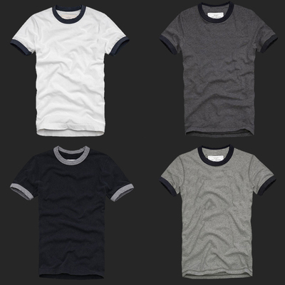 夏装新款空白运动休闲短袖t