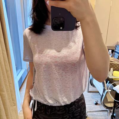 lululemon lightweight side-cinch 女士瑜伽短袖T恤