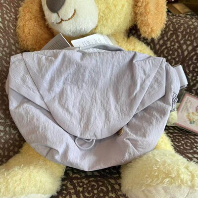 运动单肩斜挎腰包lululemon