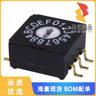 全新RDS-10S-1055-SMT-TR原装(ROTARY DIP SWITCH, 1