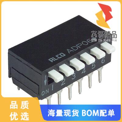 全新1-1571999-6原装(SWITCH PIANO DIP SPST 25MA 2
