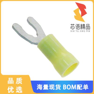 全新52963-2原装(CONN SPADE TERM 10-12AWG #10 YEL)正品