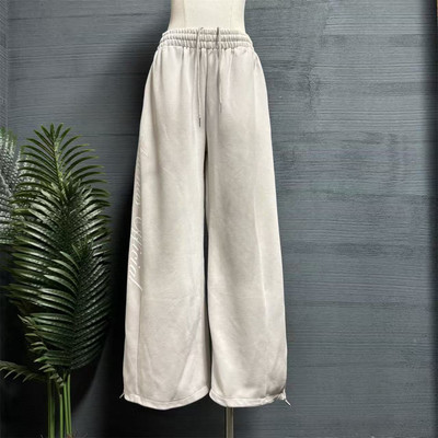 镜服饰2025秋季时尚休闲宽松阔腿卫裤女显瘦高级感休闲长裤20047