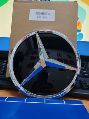适用于奔驰15款205新E系213C系前中网镜面大标24款C200LW206