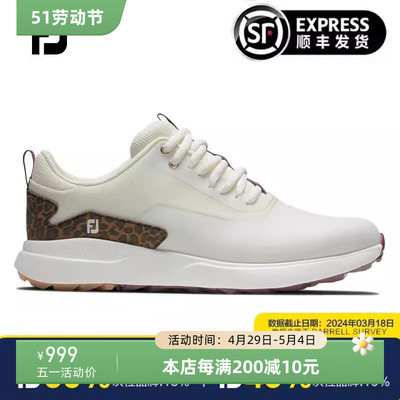Footjoy高尔夫球鞋FJ女鞋Performa休闲舒适透气无钉运动防泼水鞋