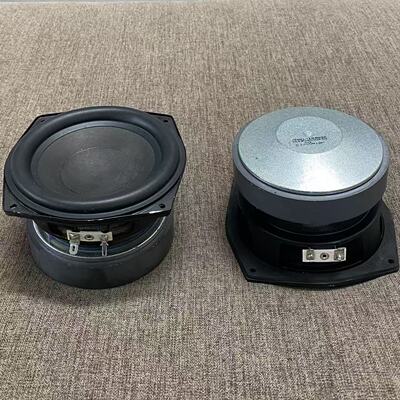 哈曼5寸中低音喇叭超大磁发烧级长冲程大皮边大音圈低音炮喇叭