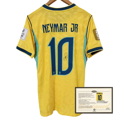 26 Brazil Neymar printed signed football jerseys shirt