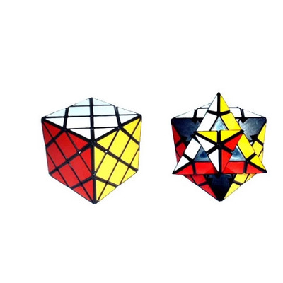 Calvin'sPuzzle Okamoto & Greg Lattice Cube 框格魔方四色配色