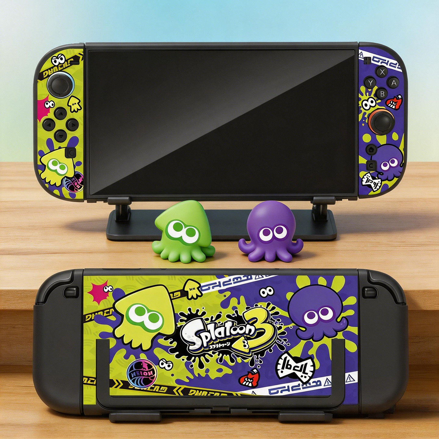 Switch2保护壳套 NS2游戏卡带盒包 斯普拉遁Splatoon磨砂亲肤硬壳