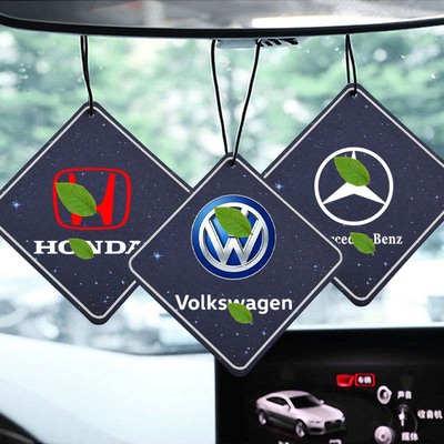 挂式香片车标香熏片挂件高级淡香