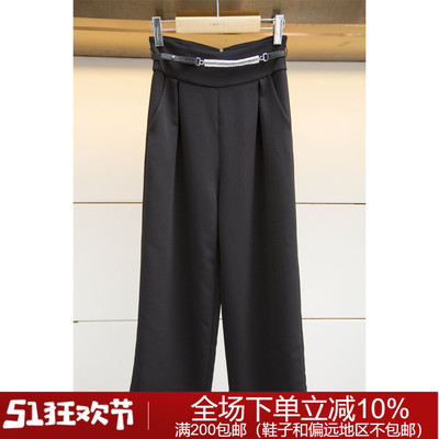 专柜正品秋冬时尚宽松O341601D恩曼琳裤子2680元