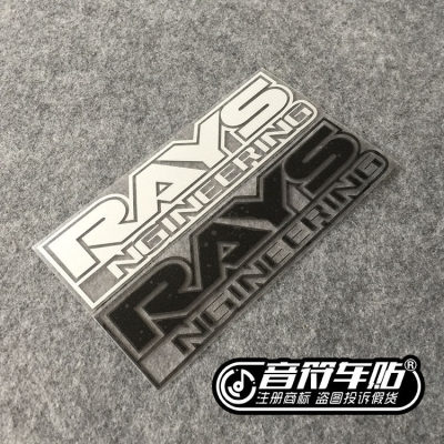 音符汽车汽车反光车贴纸五色订制RAYS ENGINEERING 0715