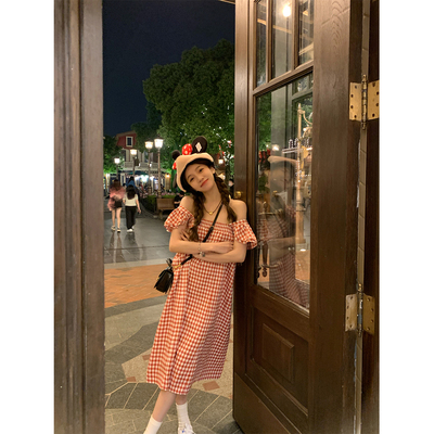 简约长裙两穿小飞袖小个子高级感