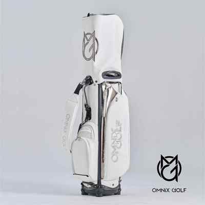 OMNIX高尔夫球包皮面防水标准男女士球包golf车载包大容量9寸6格