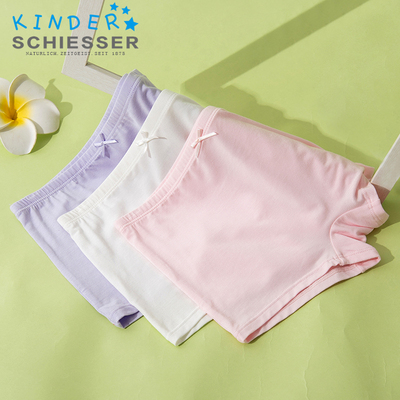 舒雅纯色儿童内裤莫代尔女童学生