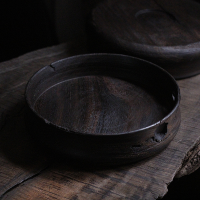 壶承合行乌木侘寂壶承古朴