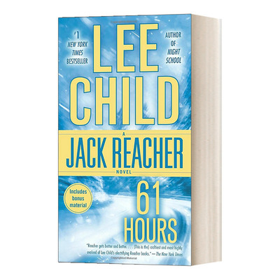 英文原版小说 61 Hours 61小时 Jack Reacher 侠探杰克雷切尔系列14 Lee Child李查德 英文版 进口英语原版书籍