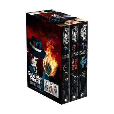Skulduggery Pleasant Books 1-3 怪侠S.P先生 三册盒装进口原版英文书籍