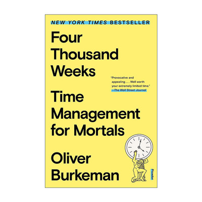 Four Thousand Weeks 人生四千个星期  时间管理书进口原版英文书籍