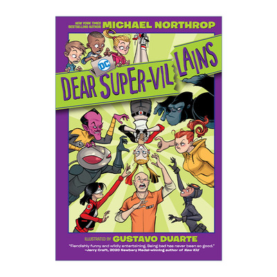 英文原版 Dear DC Super-Villains 亲爱的DC超级反派 儿童漫画 Michael Northrop 英文版 进口英语原版书籍