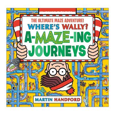 英文原版 Where's Wally Amazing Journeys 威利在哪里 神奇迷宫之旅 儿童益智游戏 英文版 进口英语原版书籍