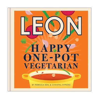 英文原版 Happy Leons Leon Happy One-Pot Vegetarian 莱昂的快乐一锅煮素食 100多道方便简易烹饪食谱精装 进口英语原版书籍