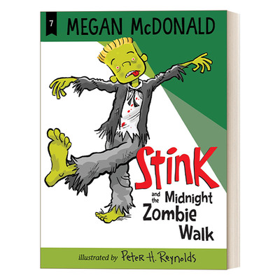 英文原版 Stink and the Midnight Zombie Walk 臭小子斯汀克系列07 斯汀克与午夜僵尸漫步 儿童中级读物 英文版 进口英语原版书籍