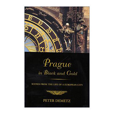 英文原版 Prague in Black and Gold 布拉格 黑色与金色之城 英文版 进口英语原版书籍