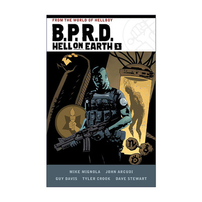 英文原版 B.P.R.D. Hell on Earth Volume 1 人间地狱 卷一 超自然调查防御署 Dark Horse黑马漫画 英文版 进口英语原版书籍