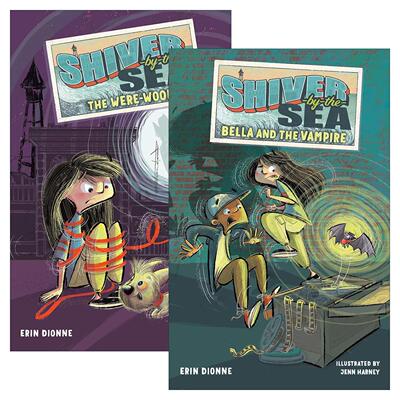 英文原版 Shiver-by-the-Sea 海边战栗系列2册 儿童章节桥梁故事书 Erin Dionne 英文版 进口英语原版书籍