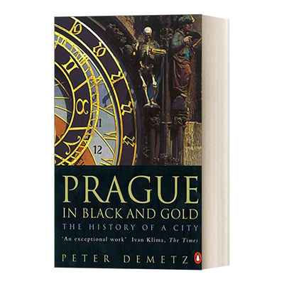 Prague in Black and Gold 布拉格 黑色与金色之城 布拉格的千年历史进口原版英文书籍