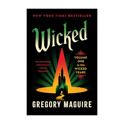 英文原版 Wicked 魔法坏女巫 西方坏女巫的一生 Gregory Maguire 新封面 英文版 进口英语原版书籍