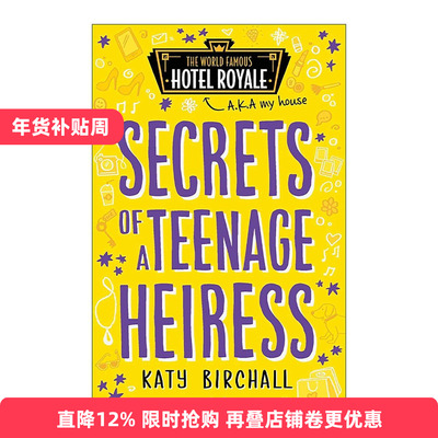 英文原版 Secrets of a Teenage Heiress 少女继承人的秘密 Katy Birchall青少年小说 英文版 进口英语原版书籍