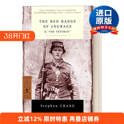 英文原版 The Red Badge of Courage & The Veteran 红色英勇勋章 老兵 Stephen Crane斯蒂芬·克莱恩 英文版 进口英语原版书