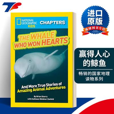 英文原版 National Geographic Kids Chapters The Whale Who Won Hearts 国家地理儿童章节书 赢得人心的鲸鱼 英文版 进口英语书