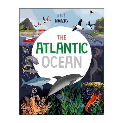 英文原版 Blue Worlds The Atlantic Ocean 蓝色世界 大西洋 儿童自然科普百科绘本 英文版 进口英语原版书籍